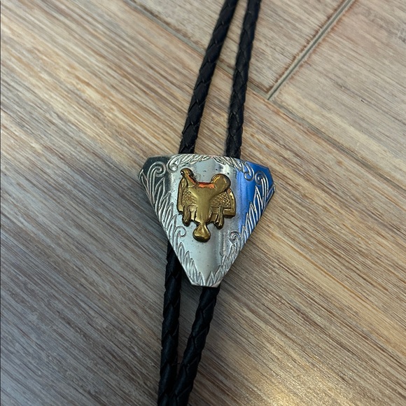 Jewelry | Bolo Tie Triangle A Pendant With Saddle In The Middle And ...